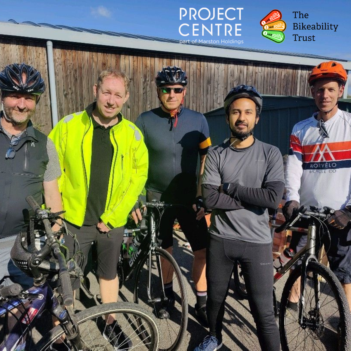 Project Centre took part of the KCC charity bike - Marston Holdings